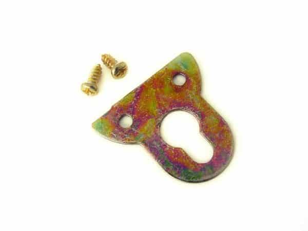 Brass plated Slotted Hangers with screws (10 pieces) - Hardware For ...